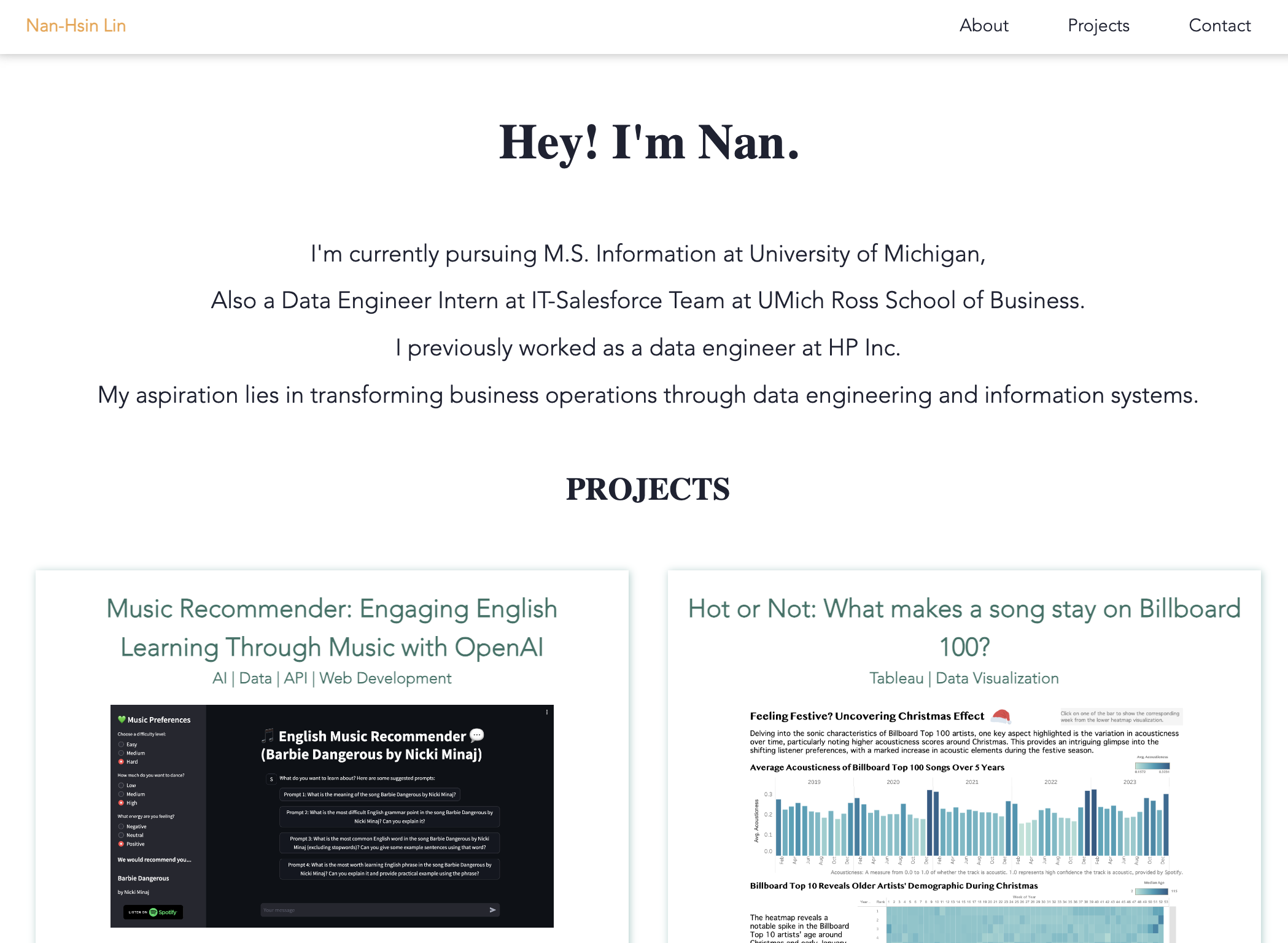 Nan-Hsin Lin | Portfolio